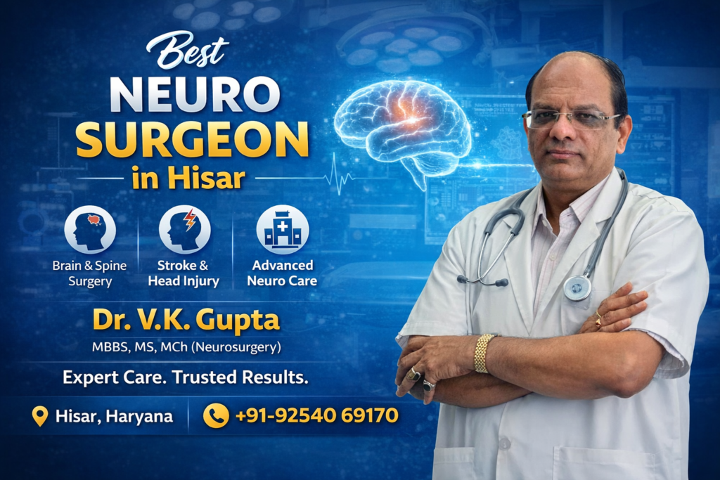 Best Neuro Surgeon in Hisar – Dr. V.K. Gupta, MBBS, MS, MCh - Welcome ...